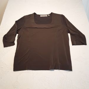 George Simonton | Tops | Simonton Says By George Simonton 34 Sleeve Top ...